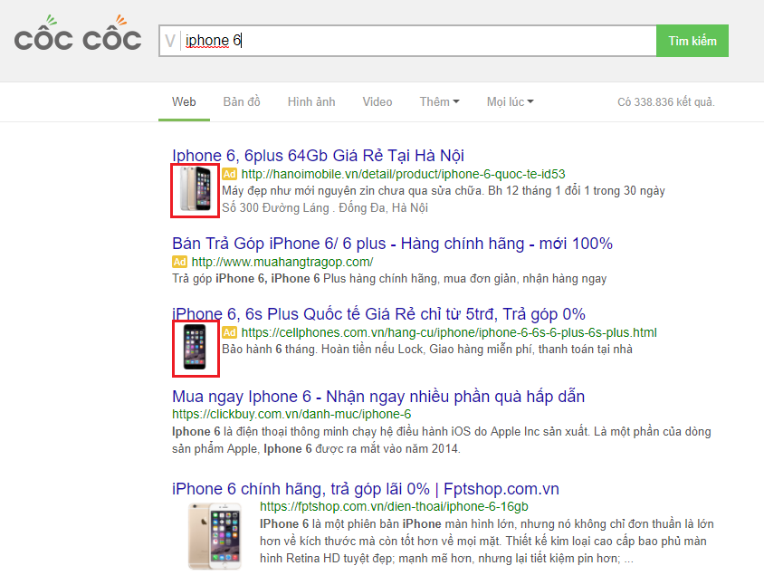 Quảng cáo Cốc Cốc - Nền tảng quảng cáo hàng đầu Việt Nam về tỷ lệ tiếp cận